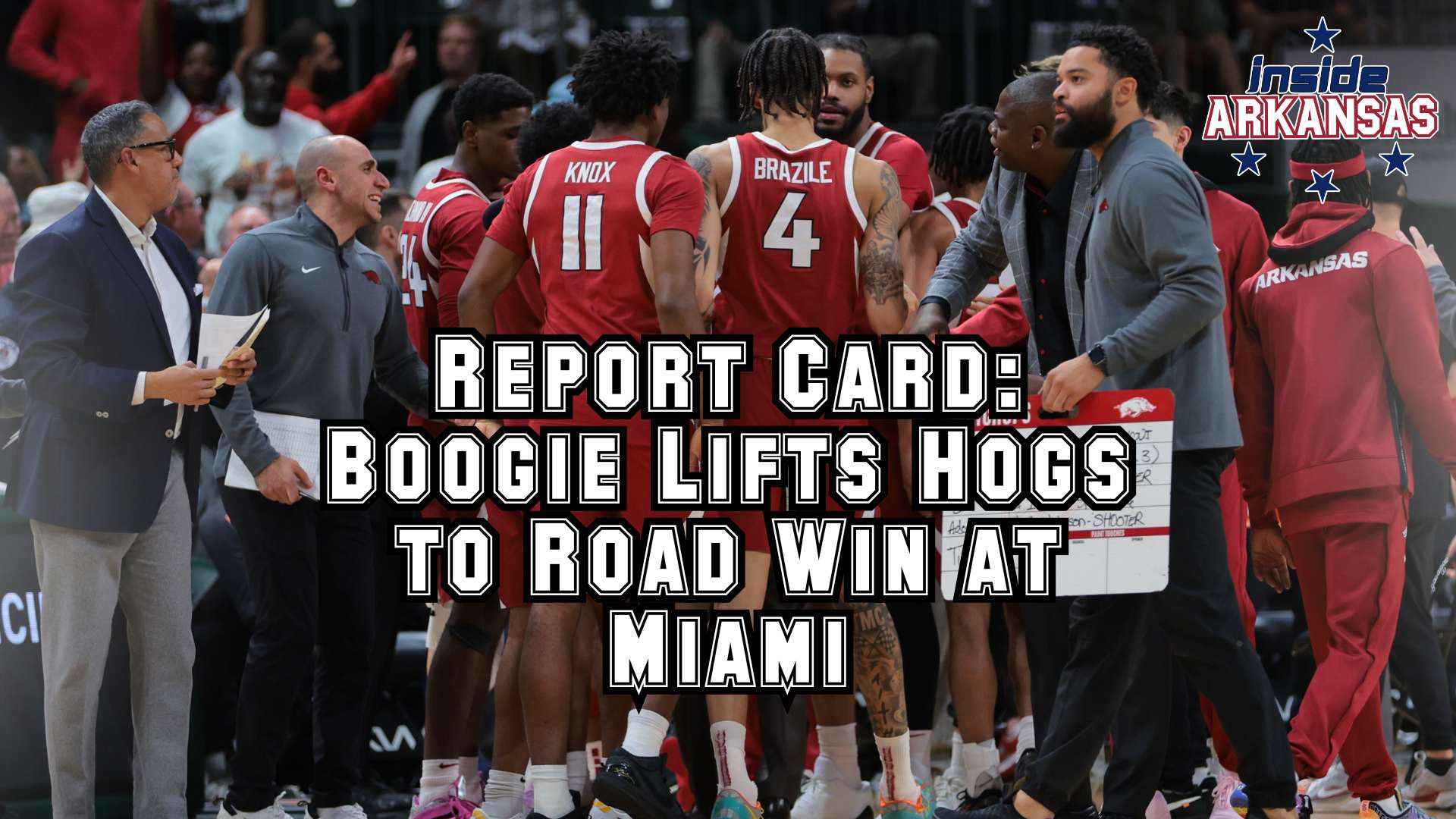 Report Card: Boogie Fland Lifts Hogs To Win At Miami - Inside Arkansas